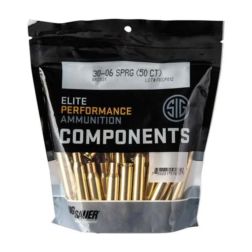 Sig Sauer Unprimed Brass Rifle Cartridge Cases 30-06 SPRG 50/ct - Don's ...